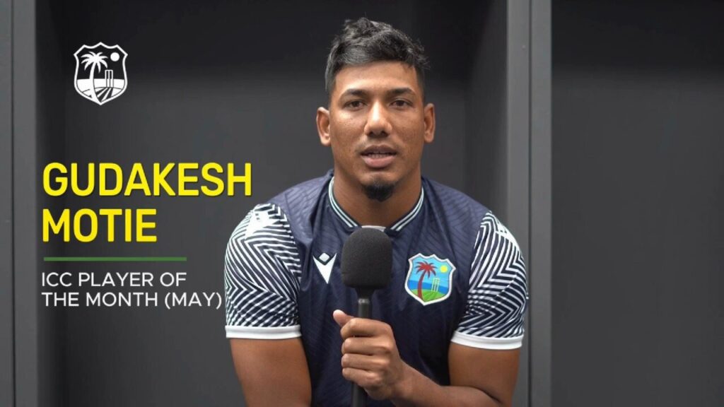 Gudakesh Motie announced as the ICC Player of the Month for May 2024 ...